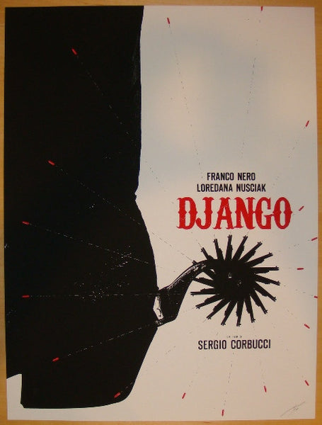2012 "Django" - Silkscreen Movie Poster by Jay Shaw | JoJo's Posters