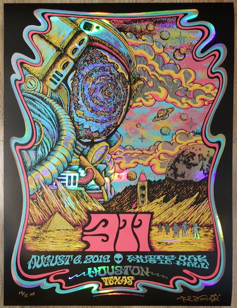 2019 311 - Houston Foil Variant Concert Poster by Nathaniel Deas | JoJo ...