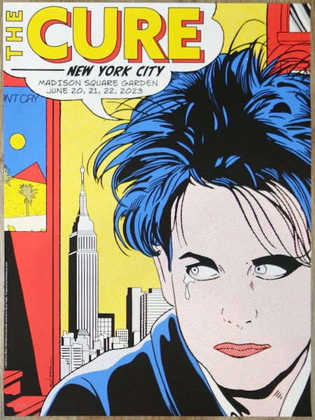 2023 The Cure - NYC Silkscreen Concert Poster by Arian Buhler | JoJo's ...