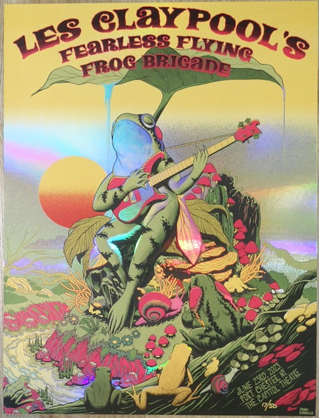 2023 Les Claypool FFFB - Port Chester Foil Variant Concert Poster by P ...