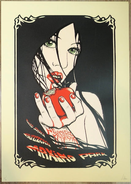 2007 Maximo Park - Newcastle Artist Ed. Silkscreen Concert Poster by M ...