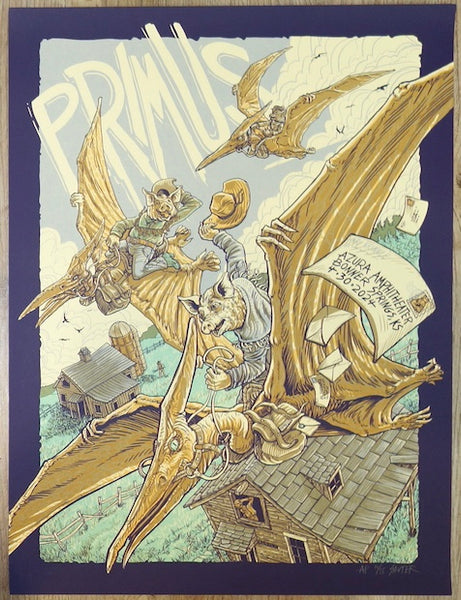 2024 Primus - Bonner Springs Silkscreen Concert Poster by Kyle Sauter ...
