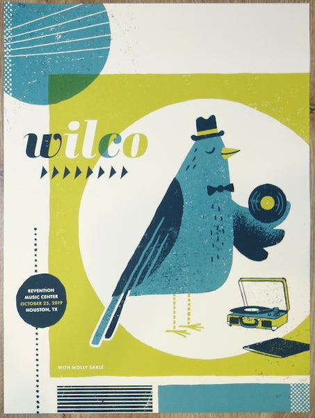 2019 Wilco - Houston Silkscreen Concert Poster by Factory 43 | JoJo's ...