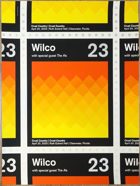 2023 Wilco - Clearwater Silkscreen Concert Poster by We Are Dorothy ...