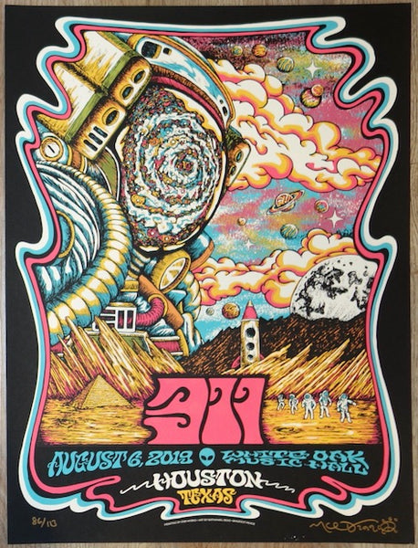 2019 311 - Houston Silkscreen Concert Poster by Nathaniel Deas | JoJo's ...