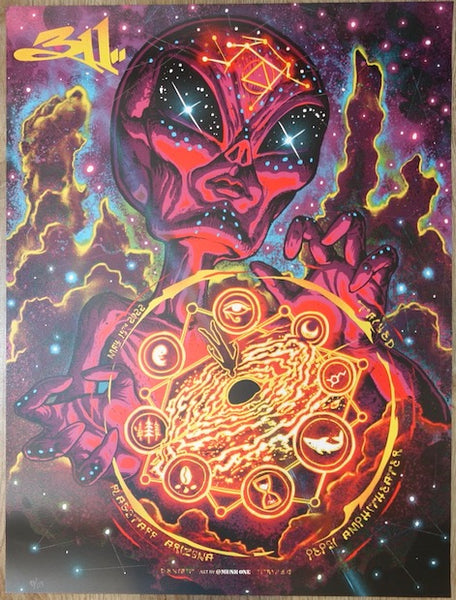 2022 311 - Flagstaff Silkscreen Concert Poster by Munk One | JoJo's Posters