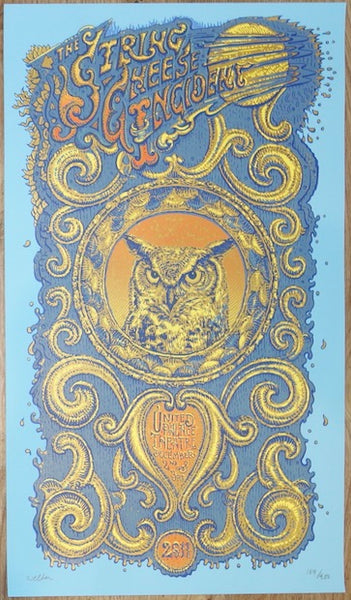 2011 String Cheese Incident - NYC Silkscreen Concert Poster by David W ...