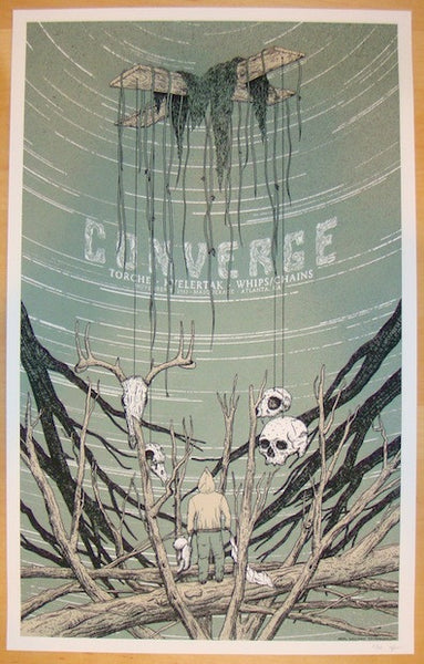 2012 Converge - Atlanta Silkscreen Concert Poster by Neal Williams ...