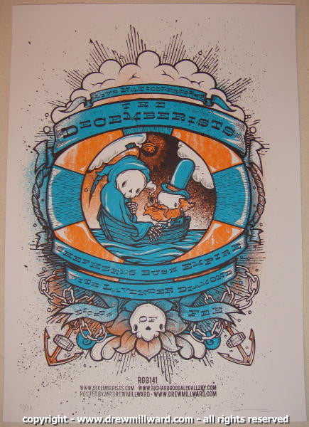2007 The Decemberists Silkscreen Concert Poster by Drew Millward | JoJo ...
