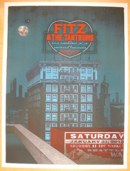 2012 Fitz & The Tantrums - Seattle II Poster by Jon Smith | JoJo's Posters