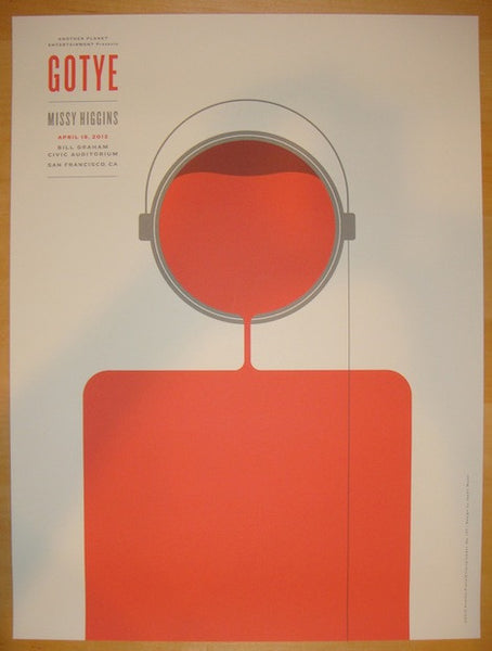 2012 Gotye - San Francisco Concert Poster by Jason Munn | JoJo's Posters