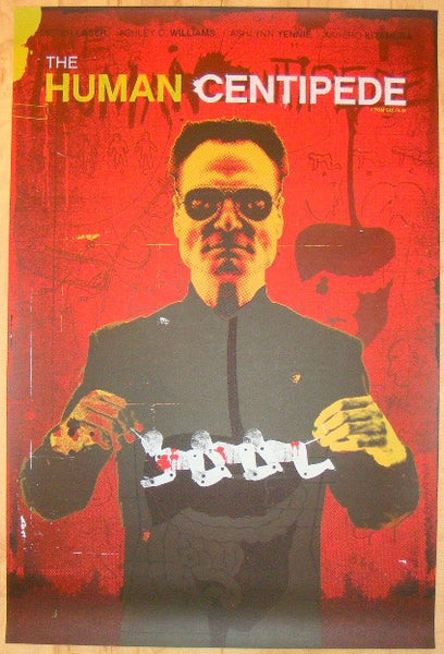 2010 "The Human Centipede" - Silkscreen Movie Poster by Silent Giants ...