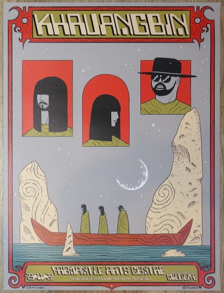 2022 Khruangbin - Fremantle Concert Poster by Henry Hablak | JoJo's Posters