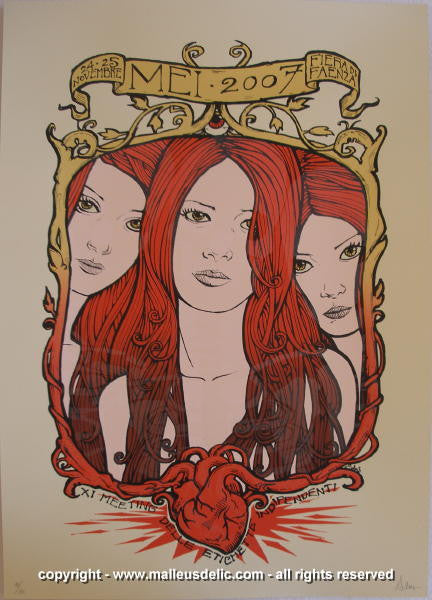 2007 MEI - Silkscreen Event Poster by Malleus | JoJo's Posters