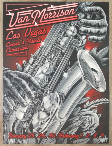 2019 Van Morrison - Las Vegas Silkscreen Concert Poster by Maxx242 ...
